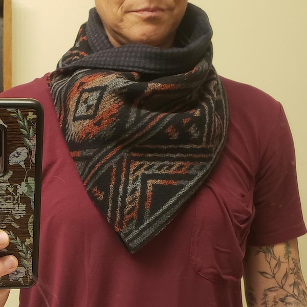 Southwestern Aztec Wool Blend Fabric - Etsy