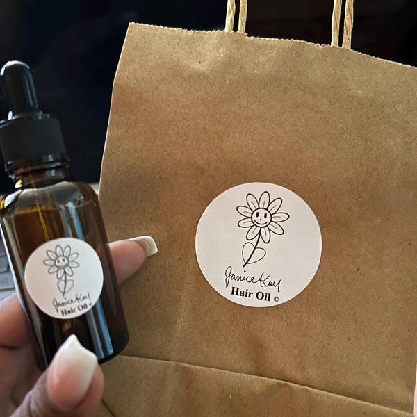 Personalized Round Business Logo Stickers Personalized Stickers Custom ...