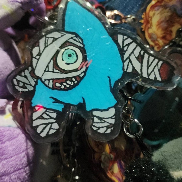 CURLY MOUTHWASHING 3" Pinched Acrylic Keychain - Etsy