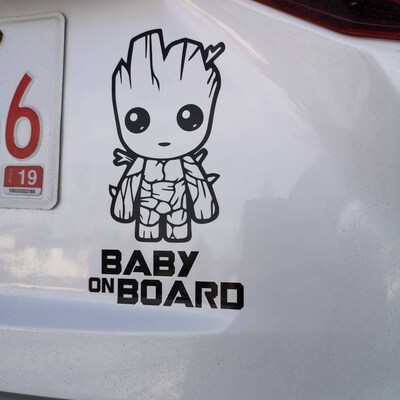 BABY ON BOARD Car Window Bumper Vinyl Decal Sticker. Baby - Etsy UK