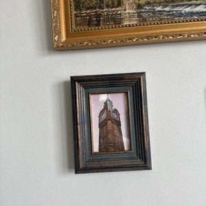 Dark Silver Brass 5x7 Stelliform Embossed Black Handmade Plastic ...