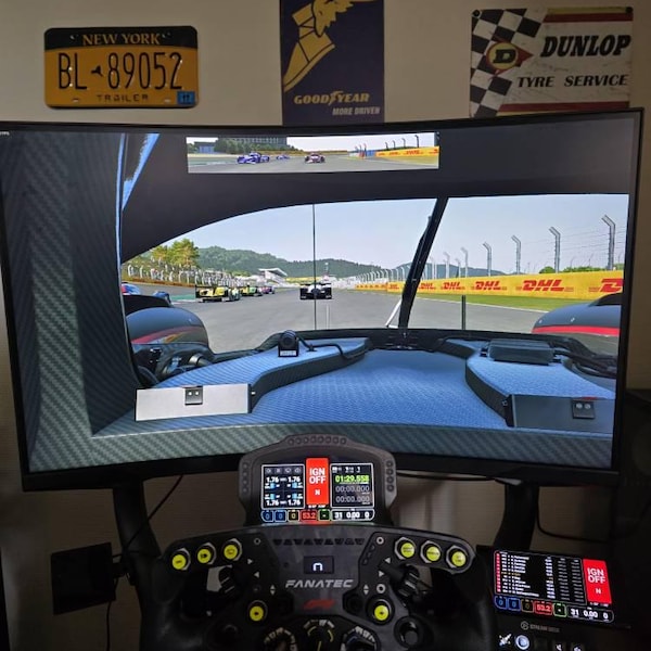 PSR Sim Screen 5.0 - 5 Inch Sim Racing Dashboard DDU - Etsy