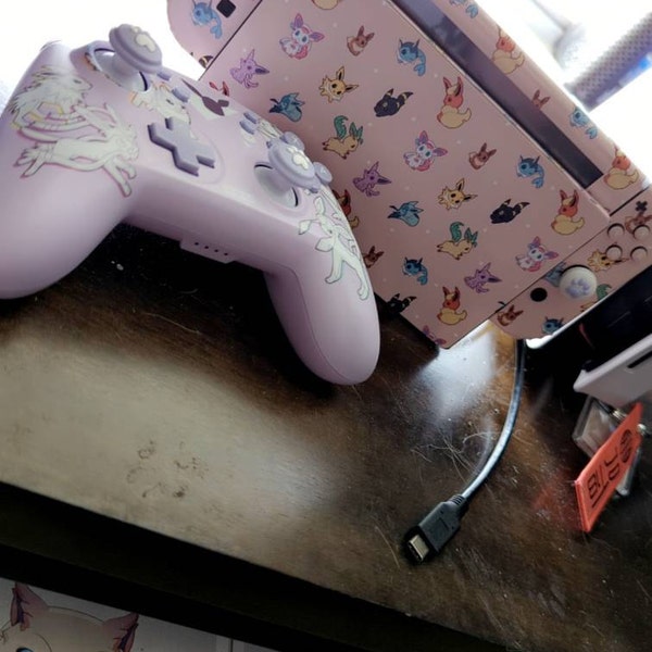 Pokemon Eevee Evolution Nintendo Switch Skin, Sylveon Umbreon Pattern ...