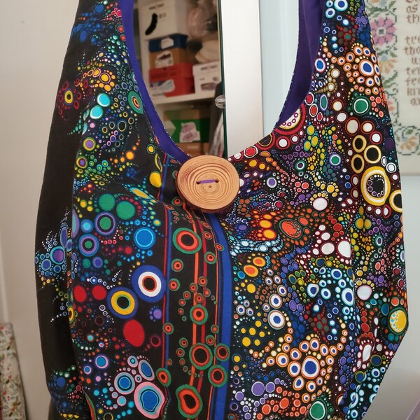 Patchwork Hobo Bag Crossbody Bag Floral Boho Bag Cotton Hippie Purse ...