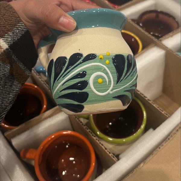 Heavy Duty Anafre Set, Lead Free Bean Pot, Mexican Clay Heater, Mexican ...