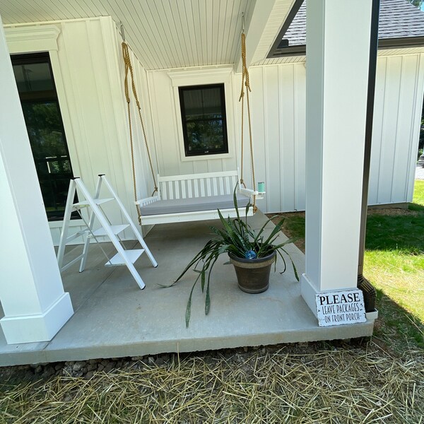 Please Leave Packages on Front Porch Sign | Delivery Driver Sign ...