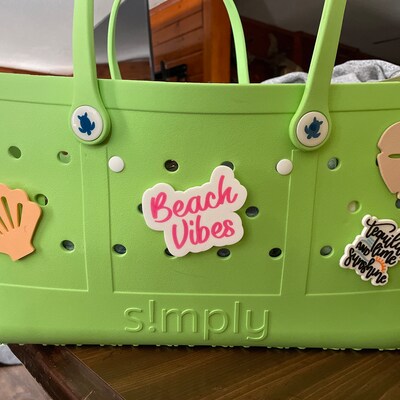 Candy Cane Mistletoe Bogg Bit Bag Charms for Bogg Bag - Etsy