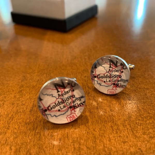 Personalized Sterling Silver Map Charm Beaded Bracelet - Custom Map ...