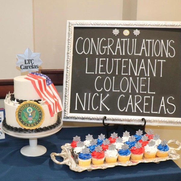 Major LTC Lt Colonel Oak Leaf Military Cupcake Toppers (1 Dozen) - Etsy