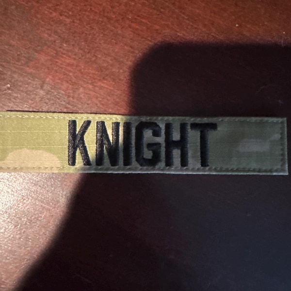 Custom Military Name Tape, Army, OCP, Hook Fastener Name Tape, 7-color ...