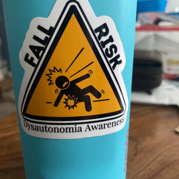 Fall Risk Sticker Postural Orthostatic Tachycardia Syndrome POTS ...