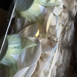 Wedding Slate Blue Flowers Truffles Wrapper Decorations, Centerpiece ...