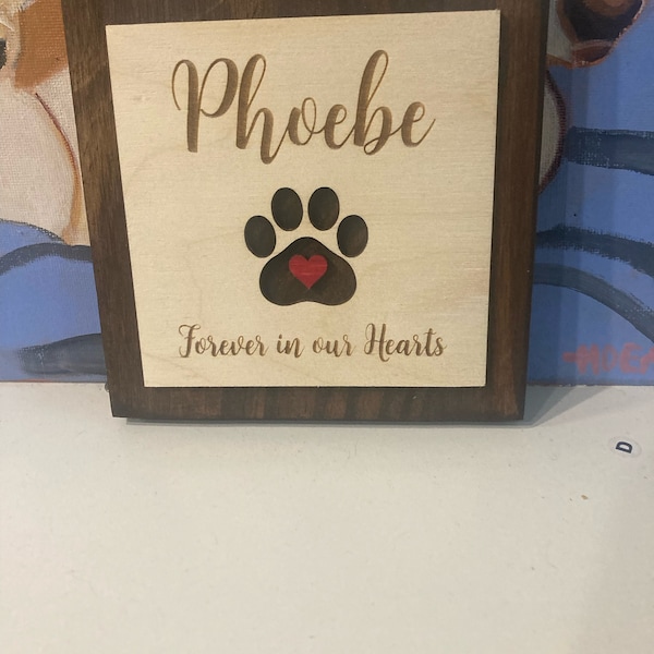Custom Engraved Pet Memorial Sign, Cat Memorial, Dog Memorial - Etsy