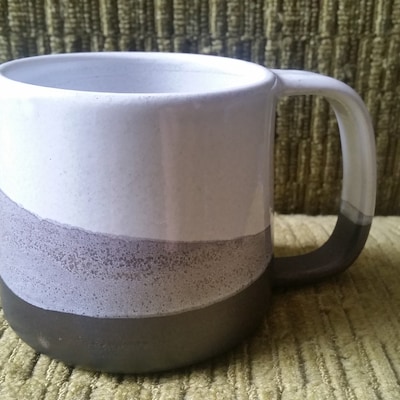 Three-colored Handmade Ceramic Mug Ceramic Coffee Cup - Etsy