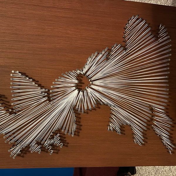 Personalised UK String Art, Handmade, Custom Made String Art, Map of ...