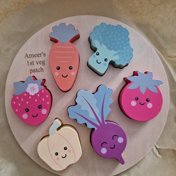 Personalised Wooden Toy Stacking Cubes Pastel Toys Beatrix Potter 1st ...