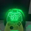 Personalised Neon Green Controller and Headset Gaming Station With ...