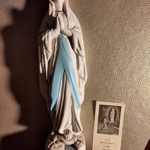 Vintage Gold Color Miraculous Medal From France, Virgin Mary Protection ...