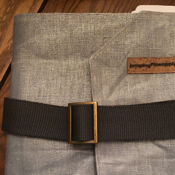Large Waxed Canvas Journal Pouch, Roll up Pencil Case Pen Holder, Art ...
