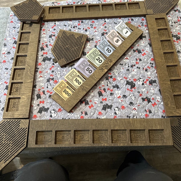 Personalized Game Board Organizer Compatible With Monopoly | Board ...