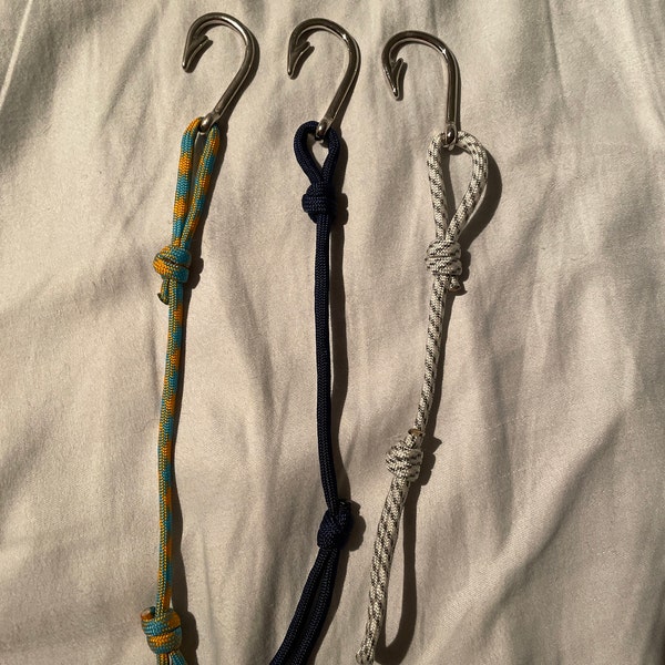 American Flag Paracord Fish Hook Bracelet - Etsy