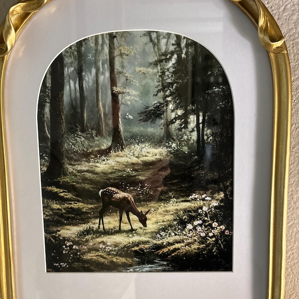 Abandoned Gothic Library | Goth Vintage Books Wall Art, Bookish Oil ...