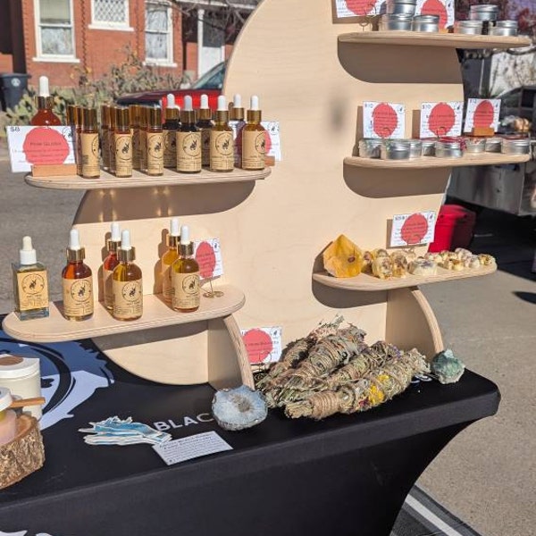 Short Regular Collapsible Stand, Booth Display Shelf, Popup Market ...