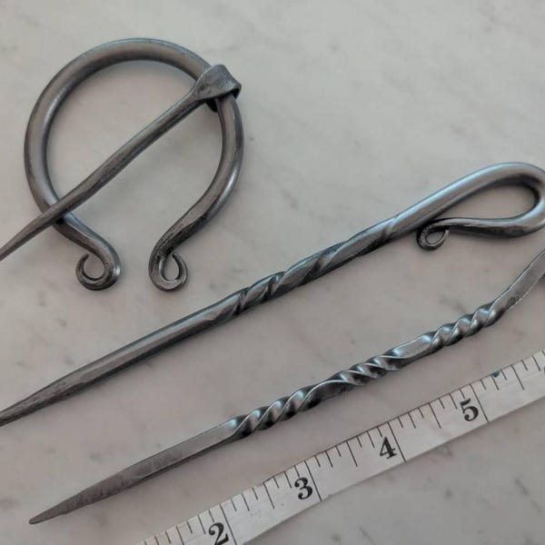Leather Scribe, Marlin Stick, Forged Hair Pin, Candle Scribe ...