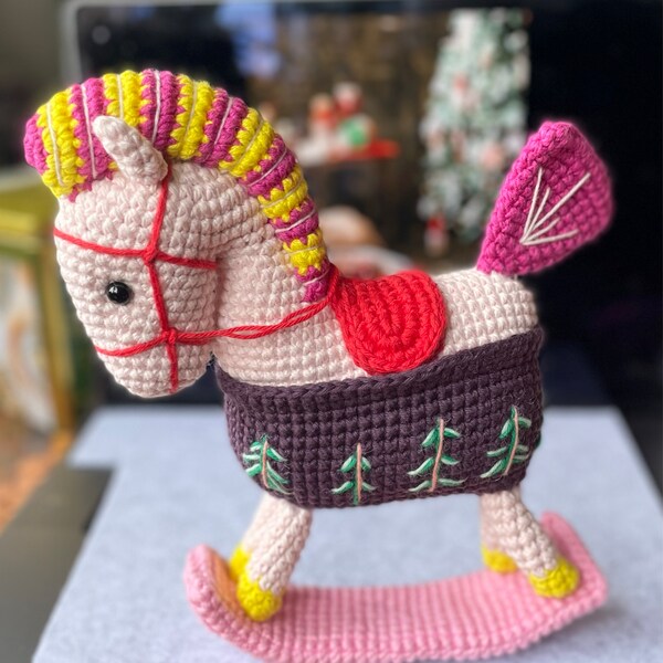 Crochet Pattern Rocking Horse | Amigurumi Crochet | PDF Pattern ...