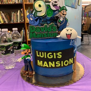 Luigis Mansion Inspired Cake Topper Custom - Etsy