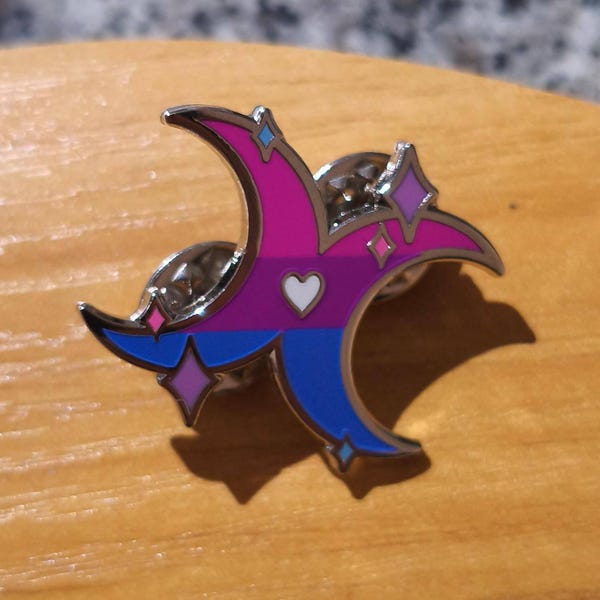 Pride Enamel Pins (achillean, Sapphic, Bi, Trans, Nb, Ace, Aro, Aro-ace ...