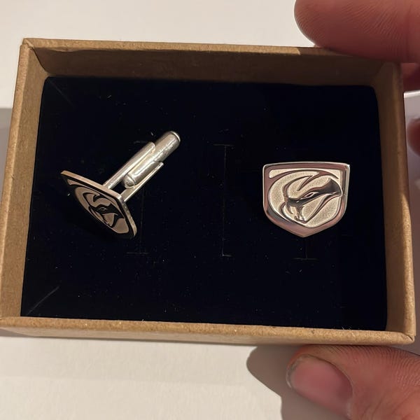 Personalized Logo Cufflinks, Your Logo Cufflinks, Corporate Logo ...