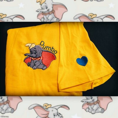 Dumbo Machine Embroidery Design - Etsy