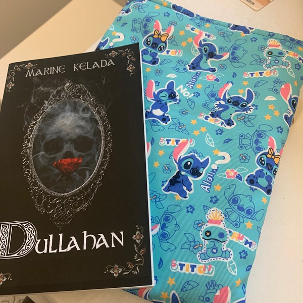 Stitch Book Sleeve, Kindle Pouch, Book Cover, Book Protector, Fabric ...