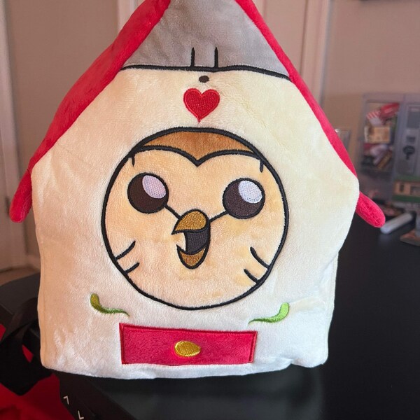 The Owl House Inspired Flapjack Palisman Plush Keychain Cardinal Bird ...