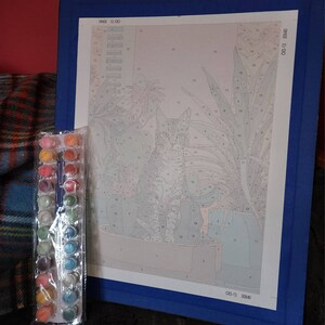 Christmas Paint by Numbers Christmas Scene Paint Party DIY Paint Party ...