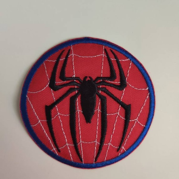 Spider-man Spider Logo Chest Iron-on Embroidered Patch, Custom Patch ...