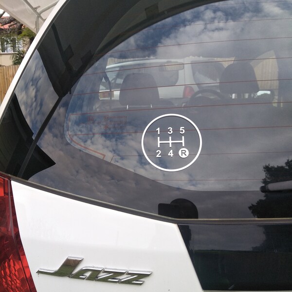 Shifter Vinyl Decal sticker, Car, Laptop, Window, Tumbler, Manual Jdm ...