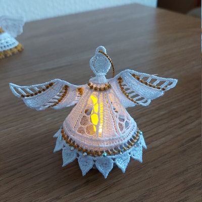 3D FSL Angels Free Standing Lace Machine Embroidery Designs Instant ...