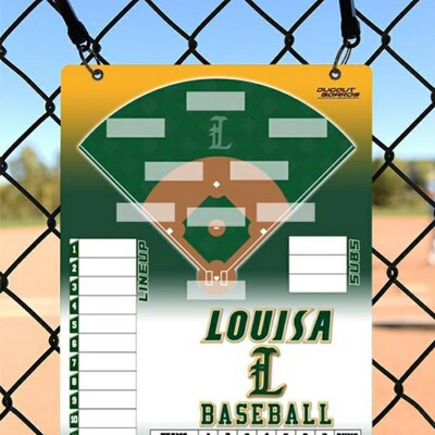 9x12 Metal Custom Dugout Lineup Board - Etsy