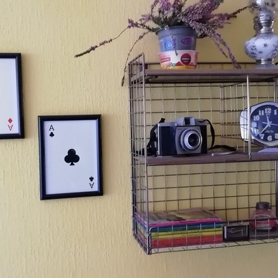 Ace Card Set of 4, Playing Card Poster, Trendy Wall Art, Funny Art ...