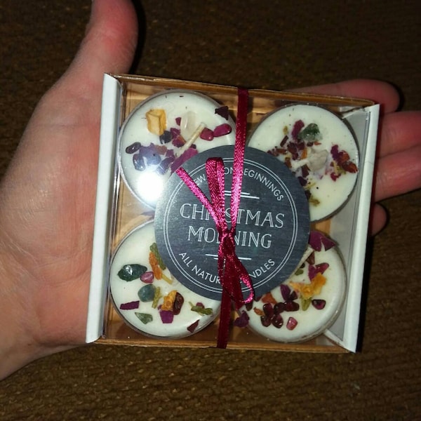 Christmas Morning Candles Holiday Crystal Candle Christmas Candle Soy ...