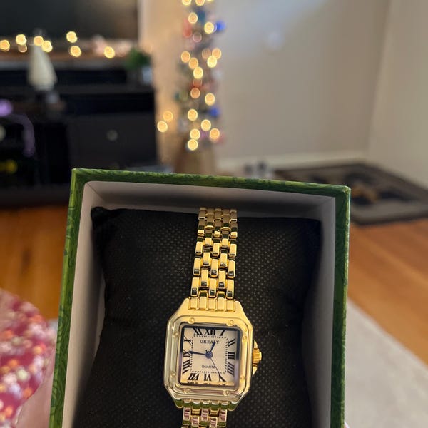 Vintage 1977 Panthere De Grealy Classic Watch - Etsy