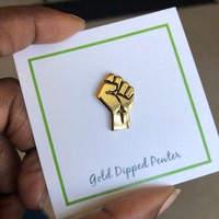 Civil Rights Gold Dipped Pewter Lapel Pin CC653G Civil Rights, Black ...