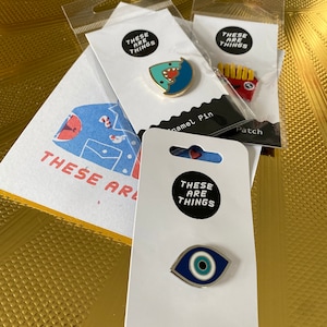 Evil Eye Enamel Pin - Etsy