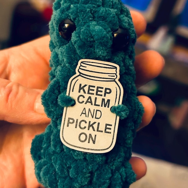 Mini Pickle Pal & Printable Display Cards~printable Pickle Cards~20 ...