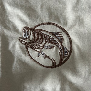 Large Mouth Bass Machine Embroidery Design 3 Sizes - Etsy