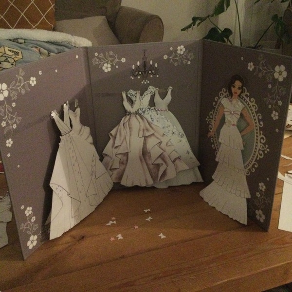 Paper Doll With Clothes, Creative Kit for Girls, Ready Cut Paper Doll ...