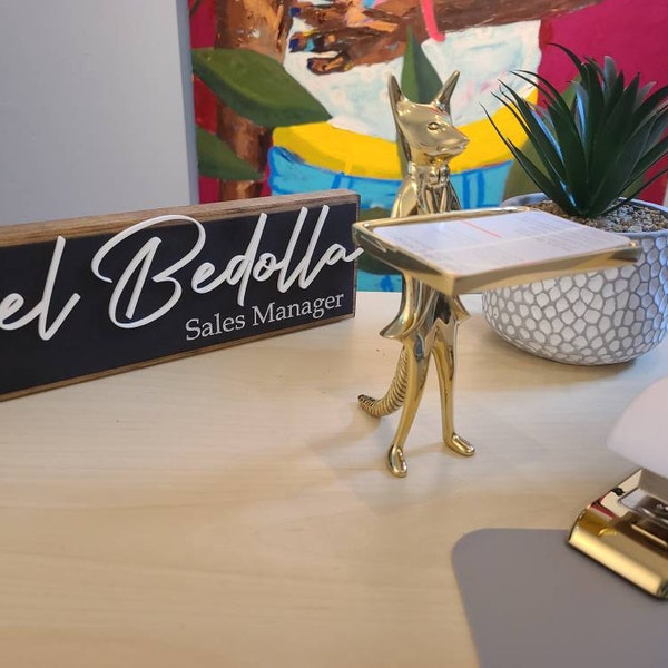 Vintage Solid Brass Fox Card Holder - Etsy