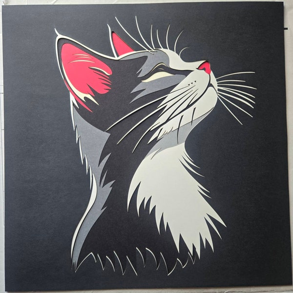 Layered Bird SVG, Shadow Box Template, Sparrow Bird 3D SVG Shadowbox ...